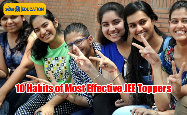 10 Habits of Most Effective JEE Toppers