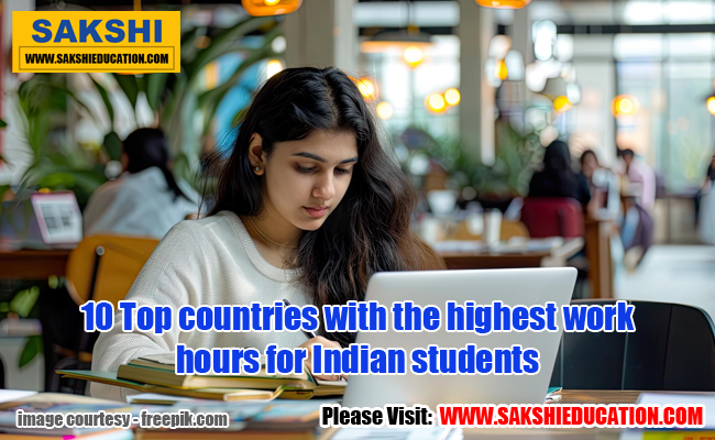 10 Top countries with the highest work hours for Indian students