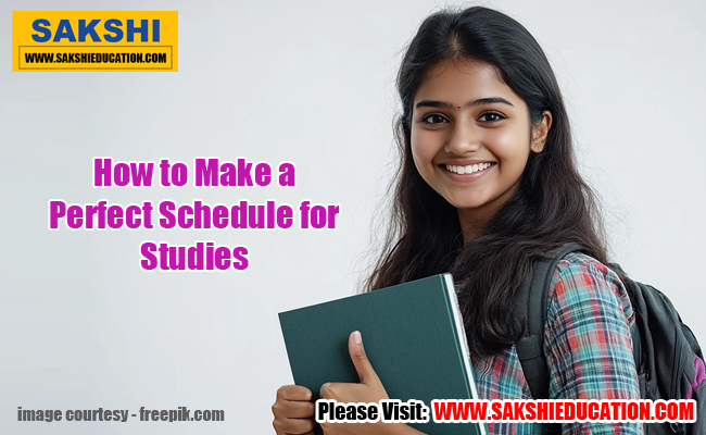 How to Make a Perfect Schedule for Studies