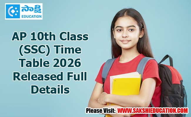 Ap 10th class ssc time table 2026 released full details