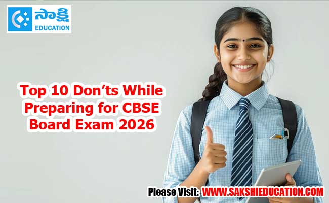Top 10 donts while preparing for cbse board exam 2026 avoid these mistakes
