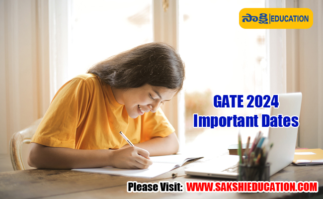 GATE 2024 Important Dates
