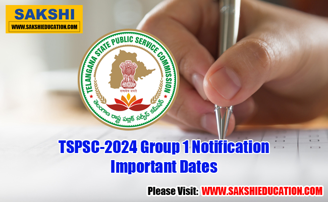 TSPSC 2024 Group 1 Notification Important Dates