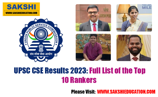 UPSC CSE Results 2023: Full List of the Top 10 Rankers