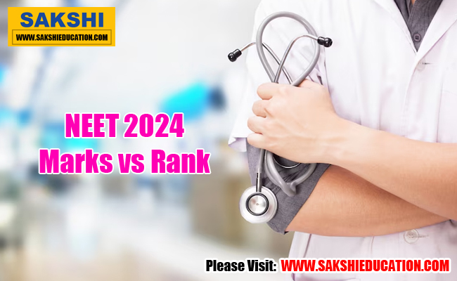 NEET 2024 Marks vs Rank