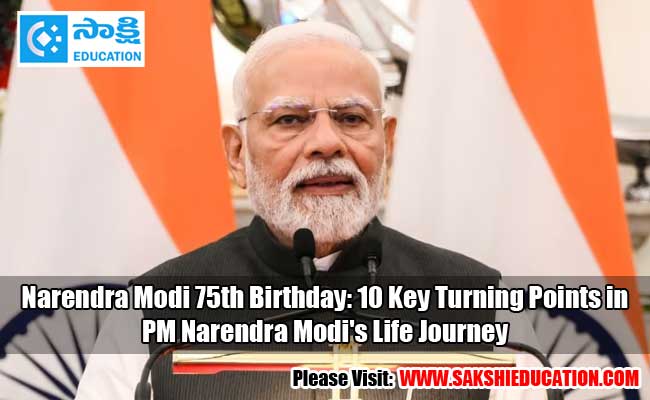 Narendra modi 75th birthday 10 key turning points in pm narendra modis life journey