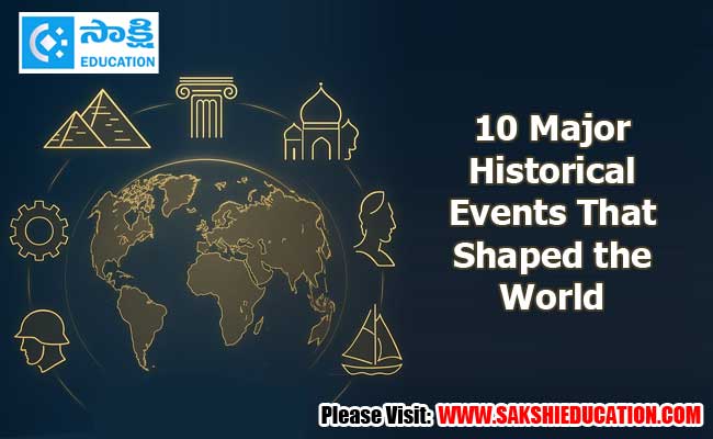 Top 10 major historical events that shaped the world